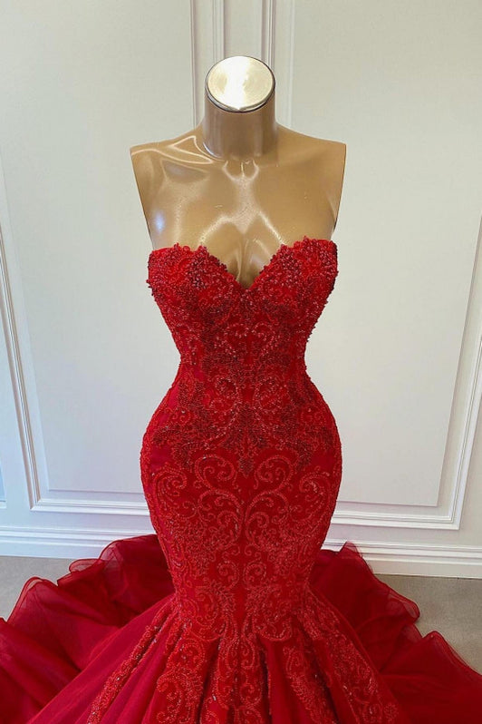 Ruby Sleeveless Mermaid Prom Gown On Sale-Bridelily
