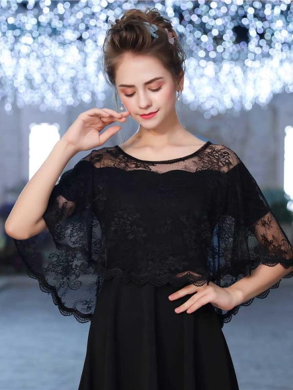 Elegant Lace Sheer Summer Wedding Wraps | Bridelily