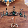 High End Green Crystal Vintage Tiaras | Bridelily