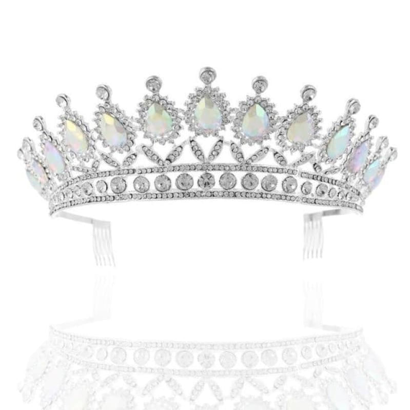 New Big Rhinestone Handmade Tiaras | Bridelily