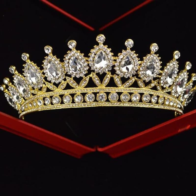New Big Rhinestone Handmade Tiaras | Bridelily