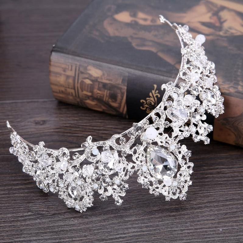 New Luxury Rhinestone Handmade Cheap Tiaras | Bridelily