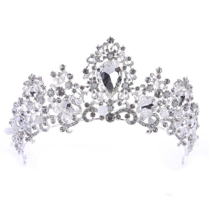 New Luxury Rhinestone Handmade Cheap Tiaras | Bridelily