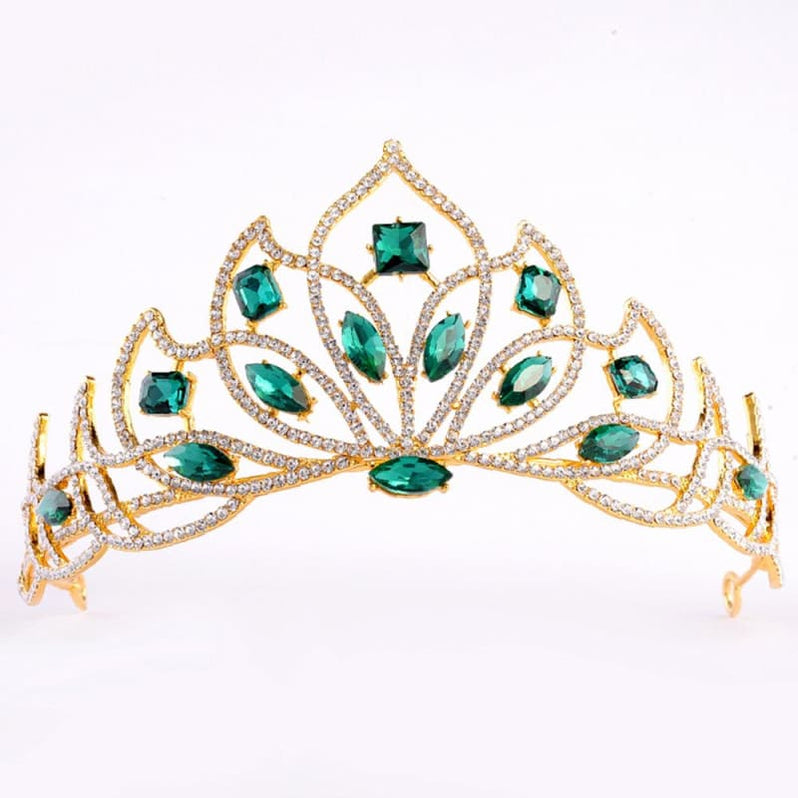 Princess Vintage Crystal Handmade Tiaras | Bridelily